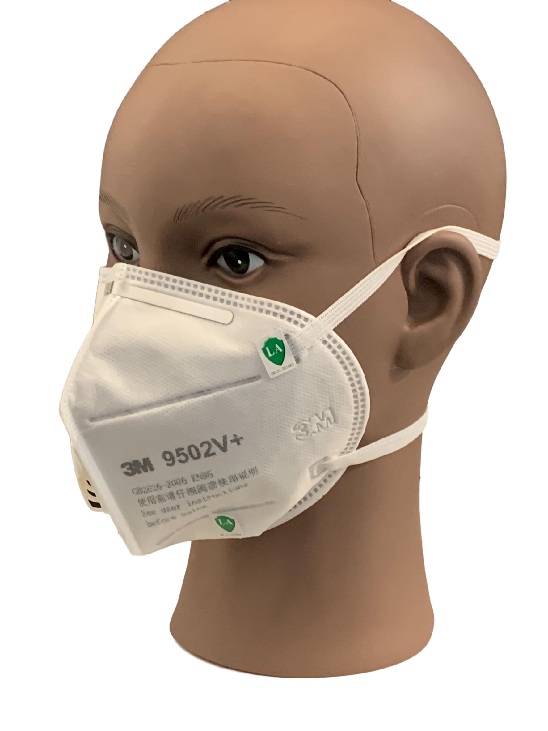 3M KN95 9502V+ Respirator face mask with Valve - MADVIK