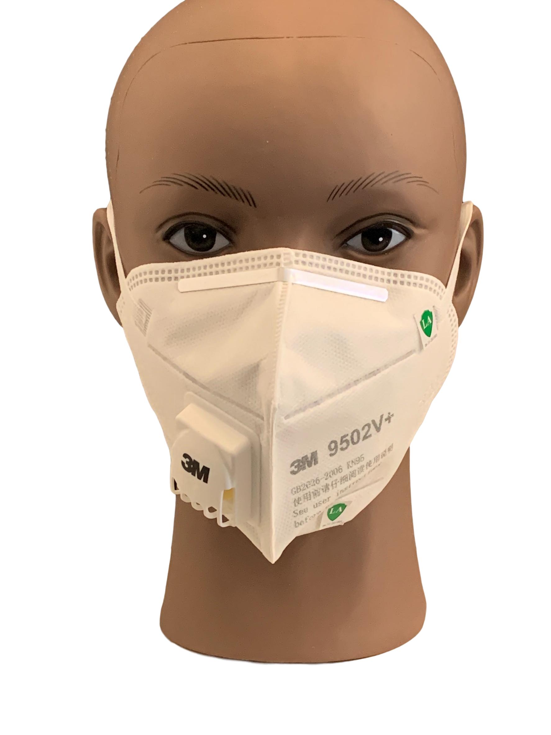 3M KN95 9502V+ Respirator face mask with Valve - MADVIK