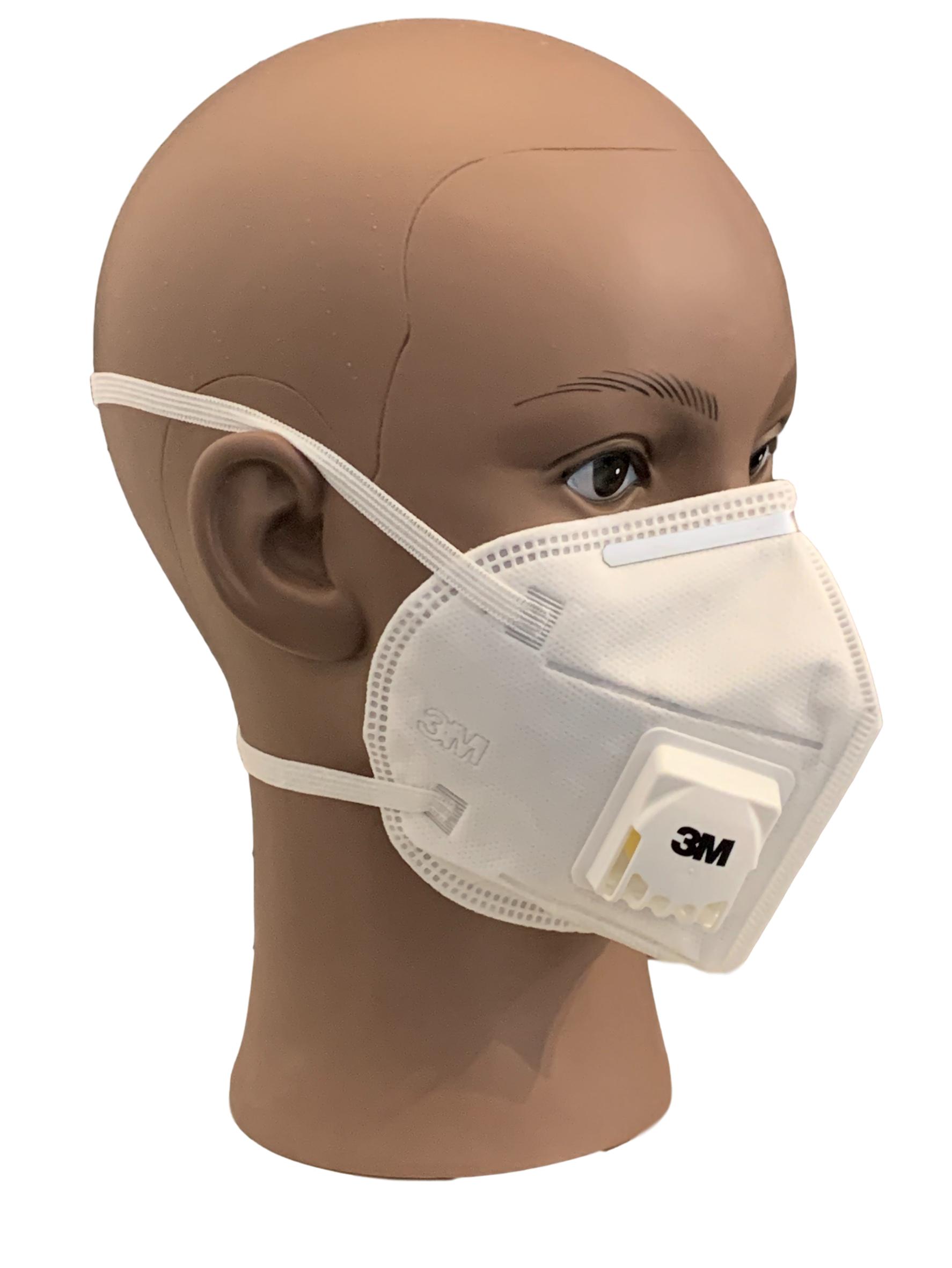 3M FFP2 9502V+ Respirator face mask with Valve - 1 mask - MADVIK